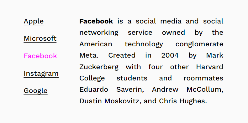 Hover text – Show more text on right – Summary Block