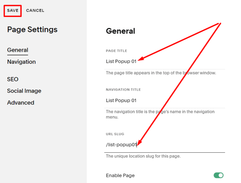 Click Carousel button > Open Popup – Summary Block